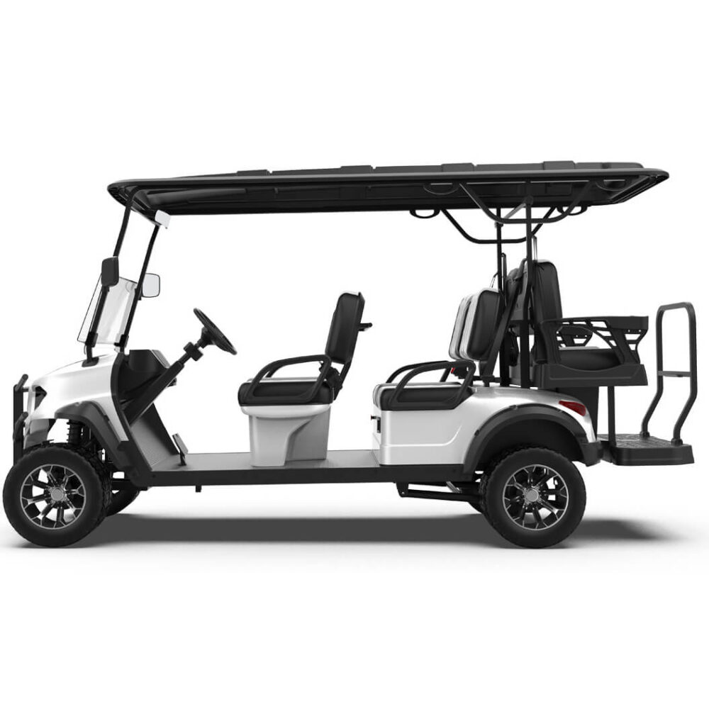Powerful Six Passenger Golf Cart for Sale 4+2 Golf Buggy Lithium ...